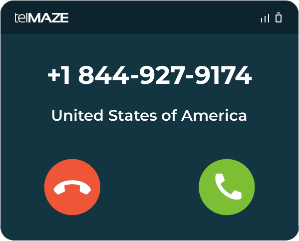 Who is 8449279174 / (844) 927-9174 from United States of America - telMAZE